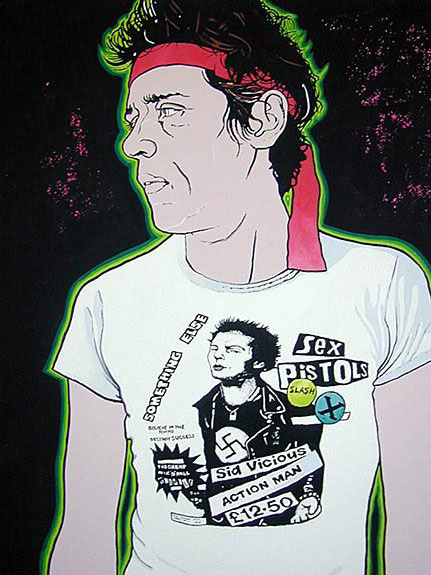 ART FOR A CHANGE - Mark Vallen's Portrait of Claude Bessy.